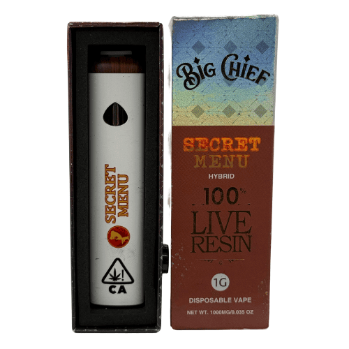 Dr. Nugget | Big Chief Live Resin Vape Pen Desechable Secret Menu