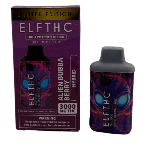 ELFTHC Disposable Vape Alien Bubba Berry | 3000 mg THC